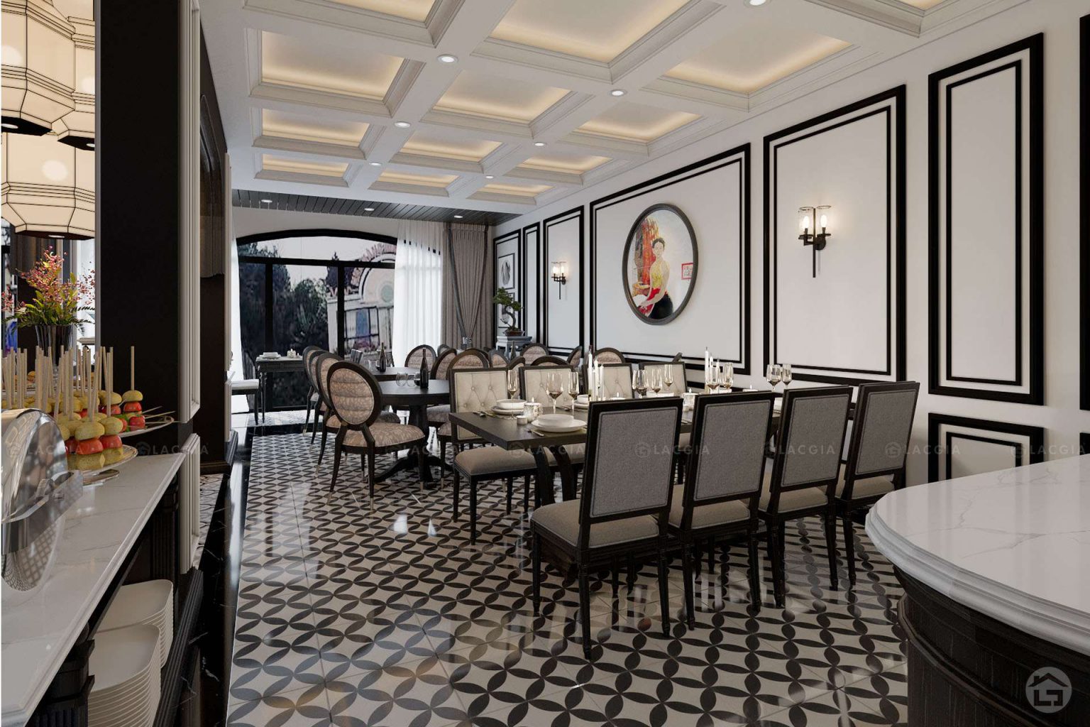 Thiết kế nội thất khách sạn 4 sao Sapa Center - Phong cách Indochine