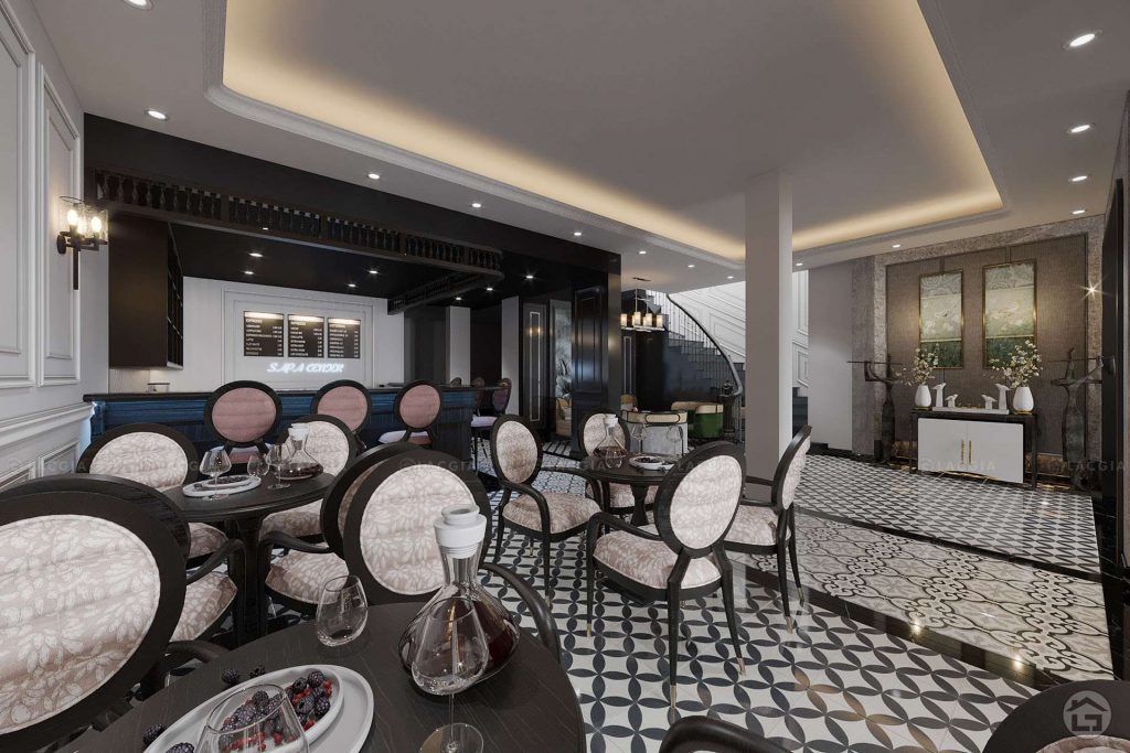 Thiết kế nội thất khách sạn 4 sao Sapa Center - Phong cách Indochine