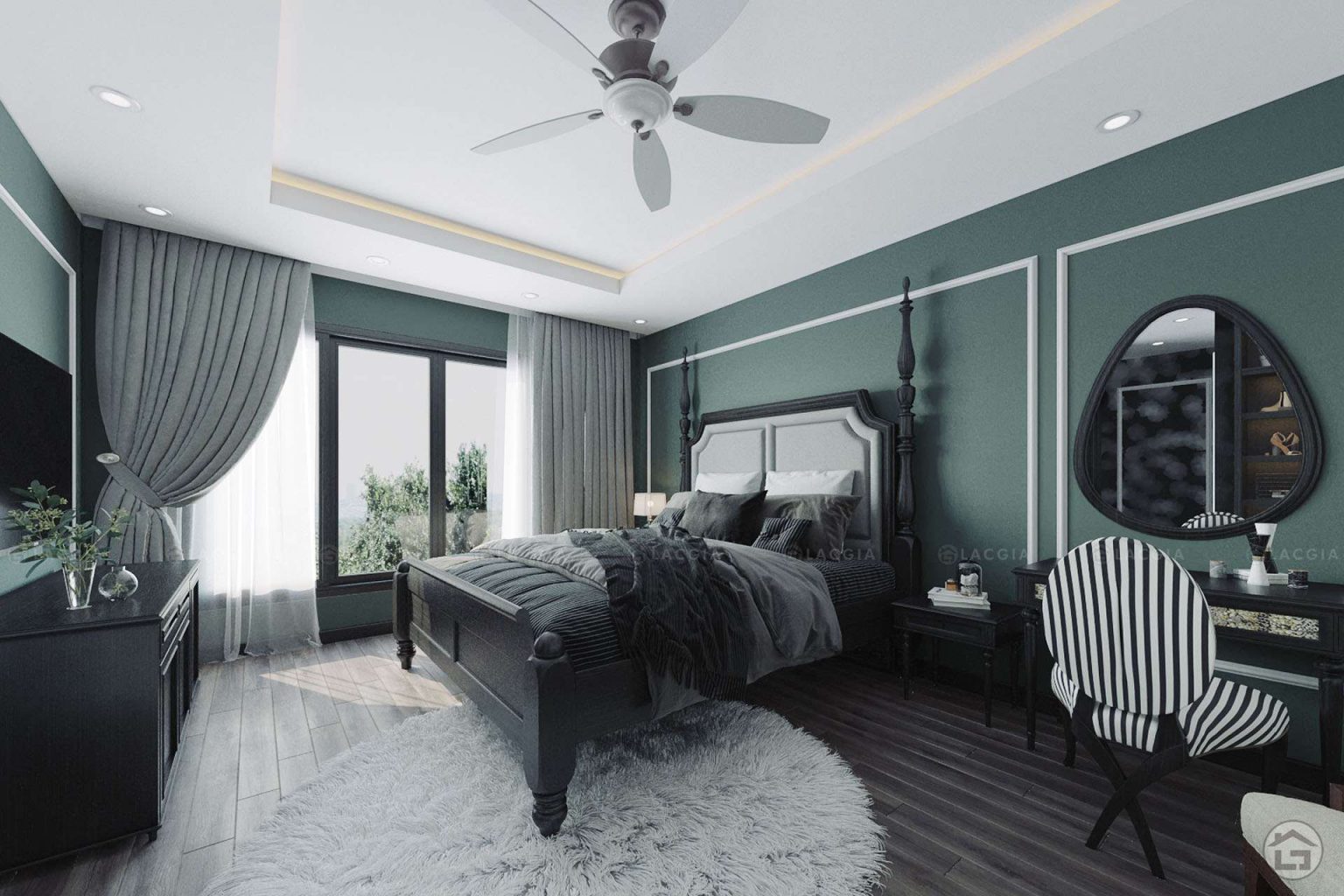 Thiết kế nội thất khách sạn 4 sao Sapa Center - Phong cách Indochine